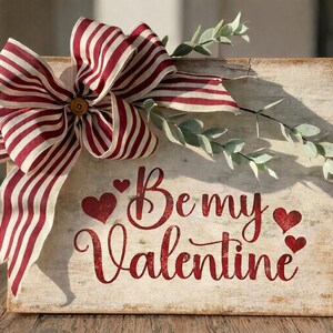 Handmade Valentine Wood Signs Rustic Farmhouse Decor - Etsy
