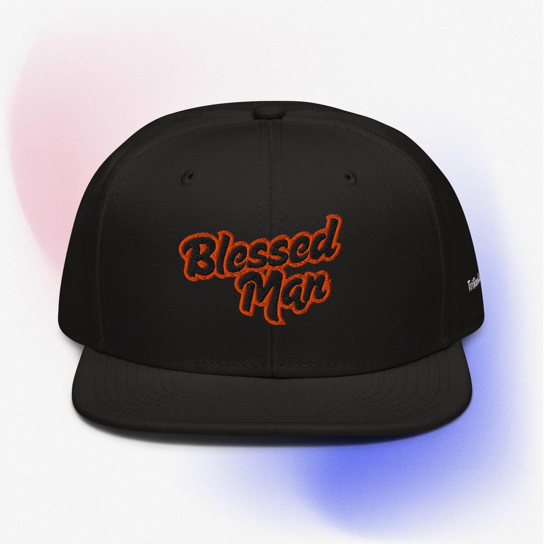 Blessed Man Snapback Hat - Etsy