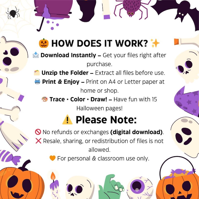 Halloween Coloring and Activity Pages – Spooky Cute Animals | 15 ...