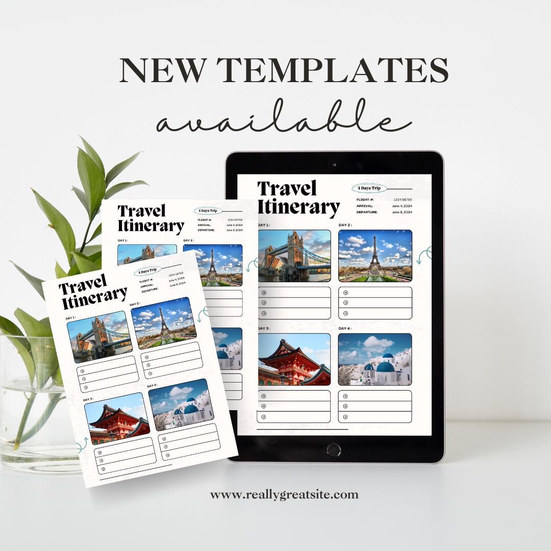 Travel Itinerary Planner Book – Personalized Travel Organizer for ...