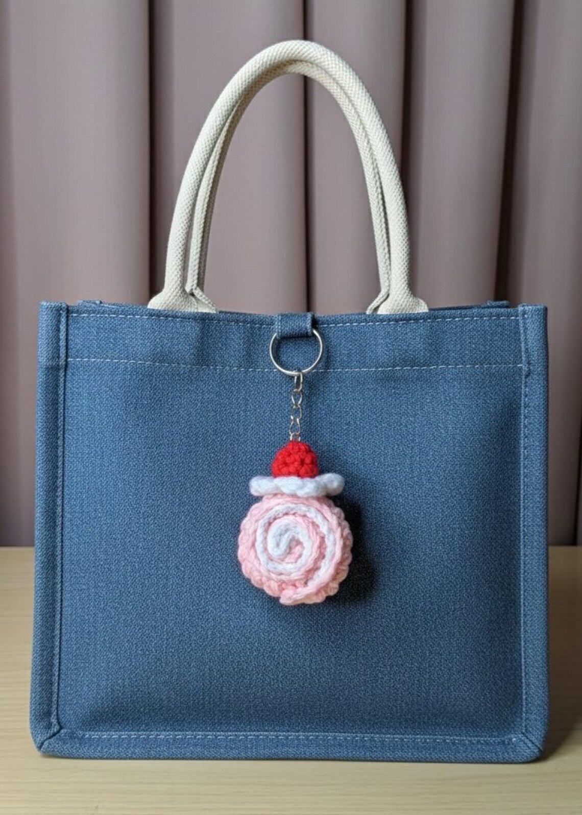 Crochet Cake Roll Amigurumi Keychain Complete Quick Easy PDF Pattern ...