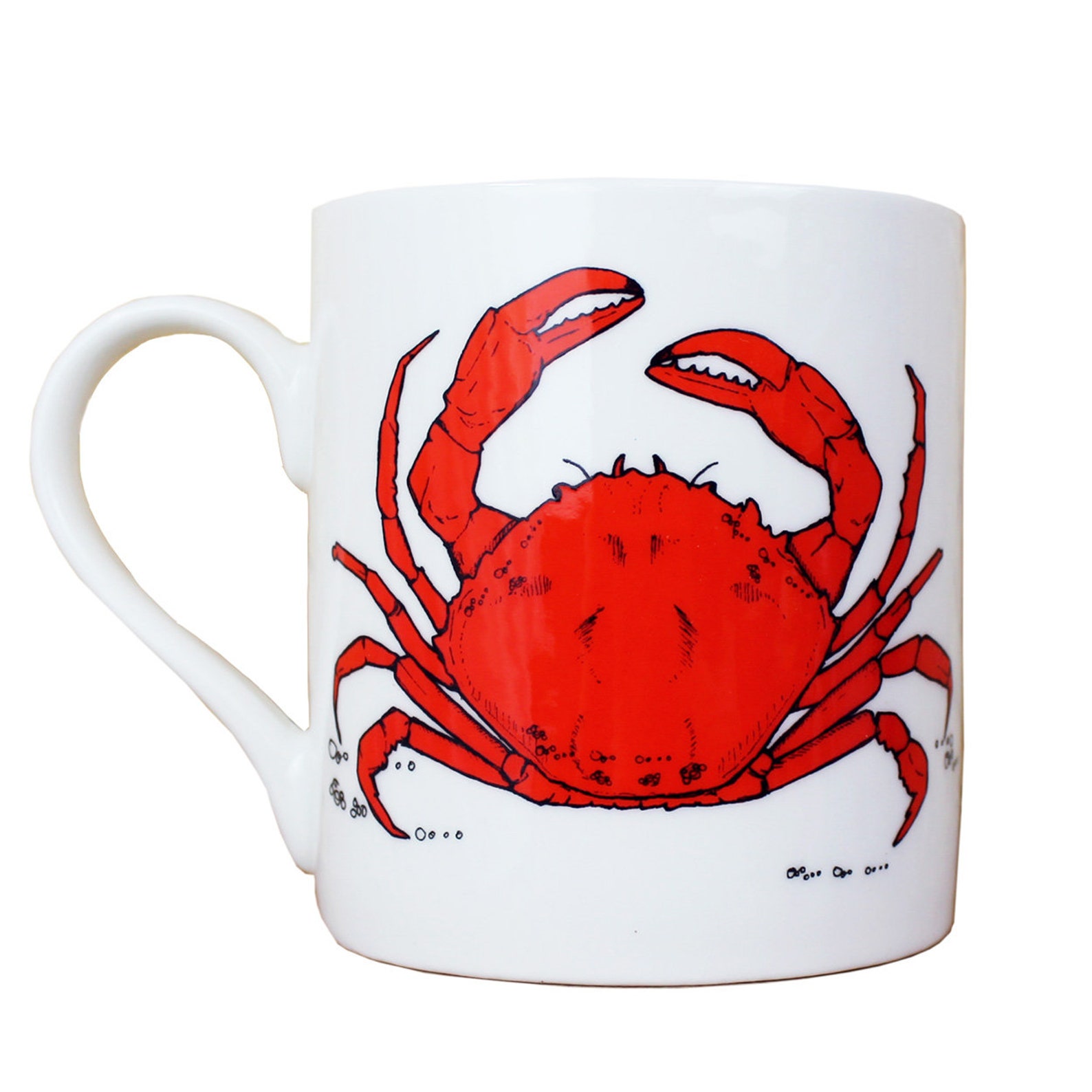 Crab Mug Tea Mug Nautical Decor - Etsy