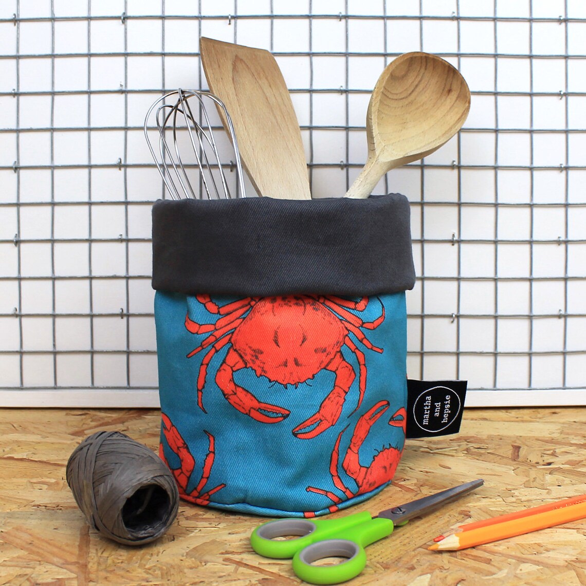 Crab Storage Basket - Storage Box - Bedroom Organiser - Etsy