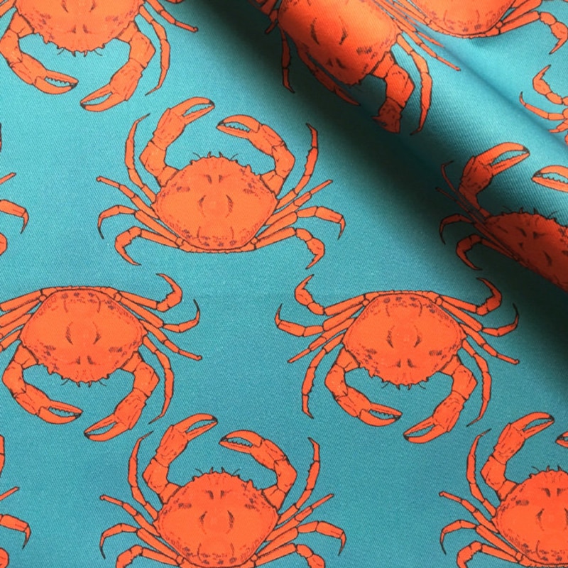 Crab Fabric - Etsy