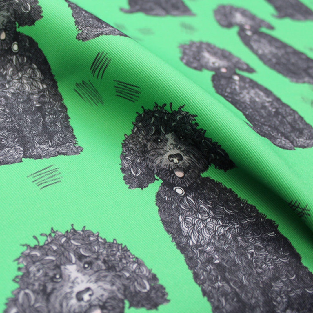 Labradoodle Dog Upholstery Fabric by the Metre. - Etsy