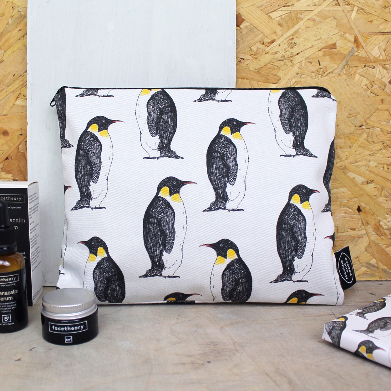 Penguin Wash Bag Penguin Make up Bag Toiletry Bag | Etsy UK
