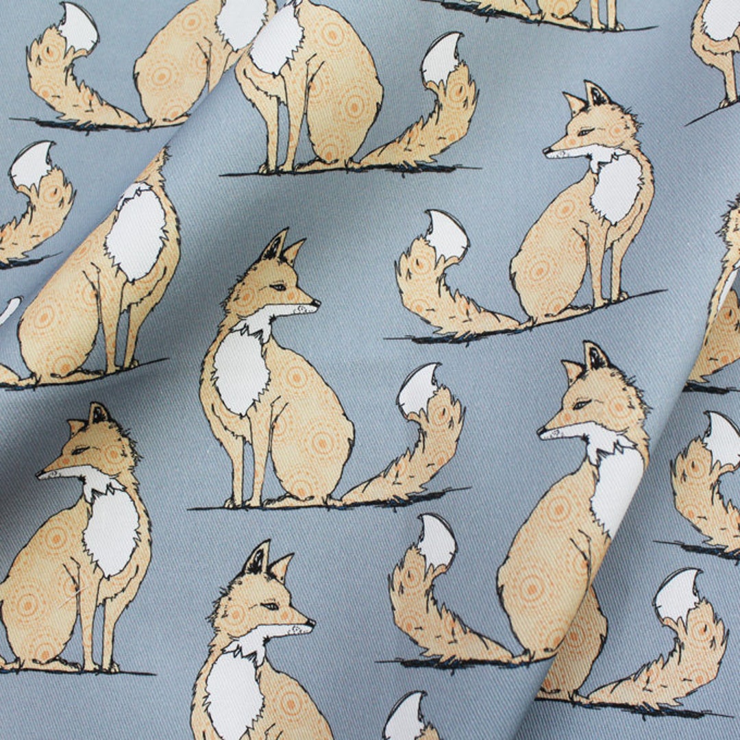 Fox Upholstery Fabric Available by the Metre - Etsy