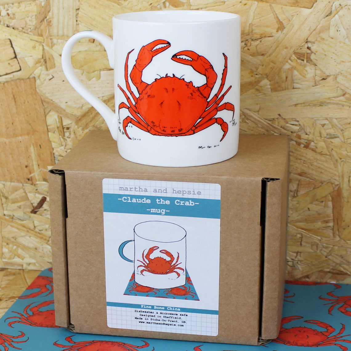 Crab Mug Tea Mug Nautical Decor | Etsy