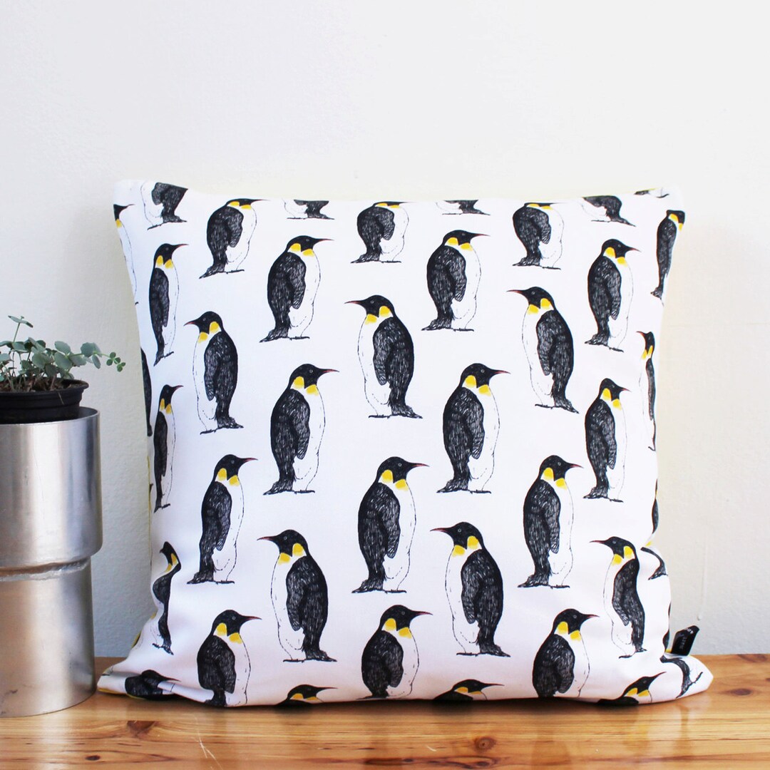 Penguin Handmade Cushion. - Etsy