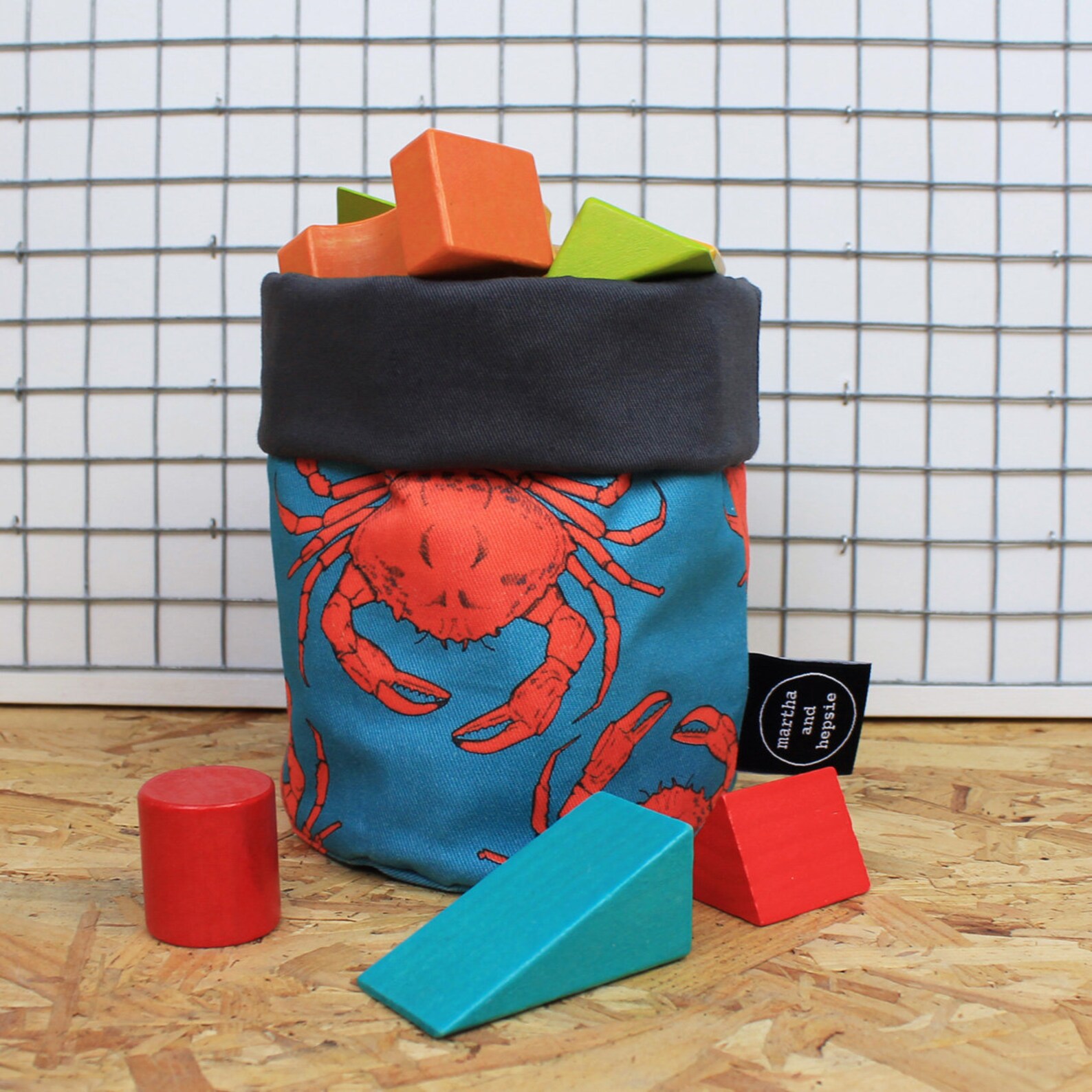Crab Storage Basket - Storage Box - Bedroom Organiser - Etsy