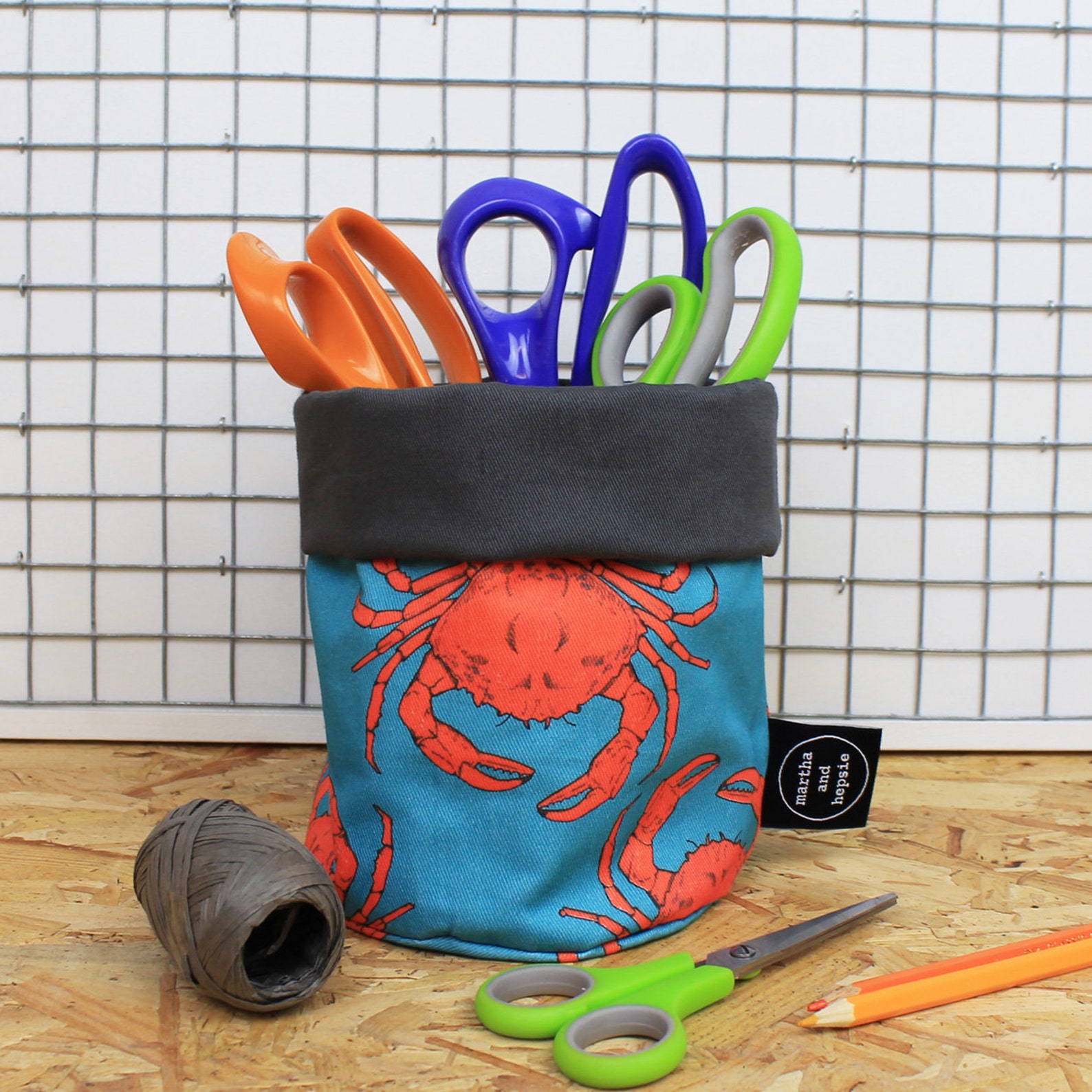 Crab Storage Basket - Storage Box - Bedroom Organiser - Etsy