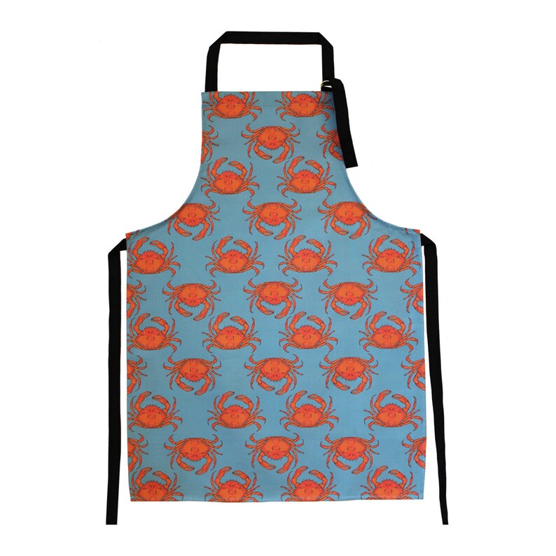 Crab Apron Tea Towel and Recipe Notebook Set Cooks Gift - Etsy