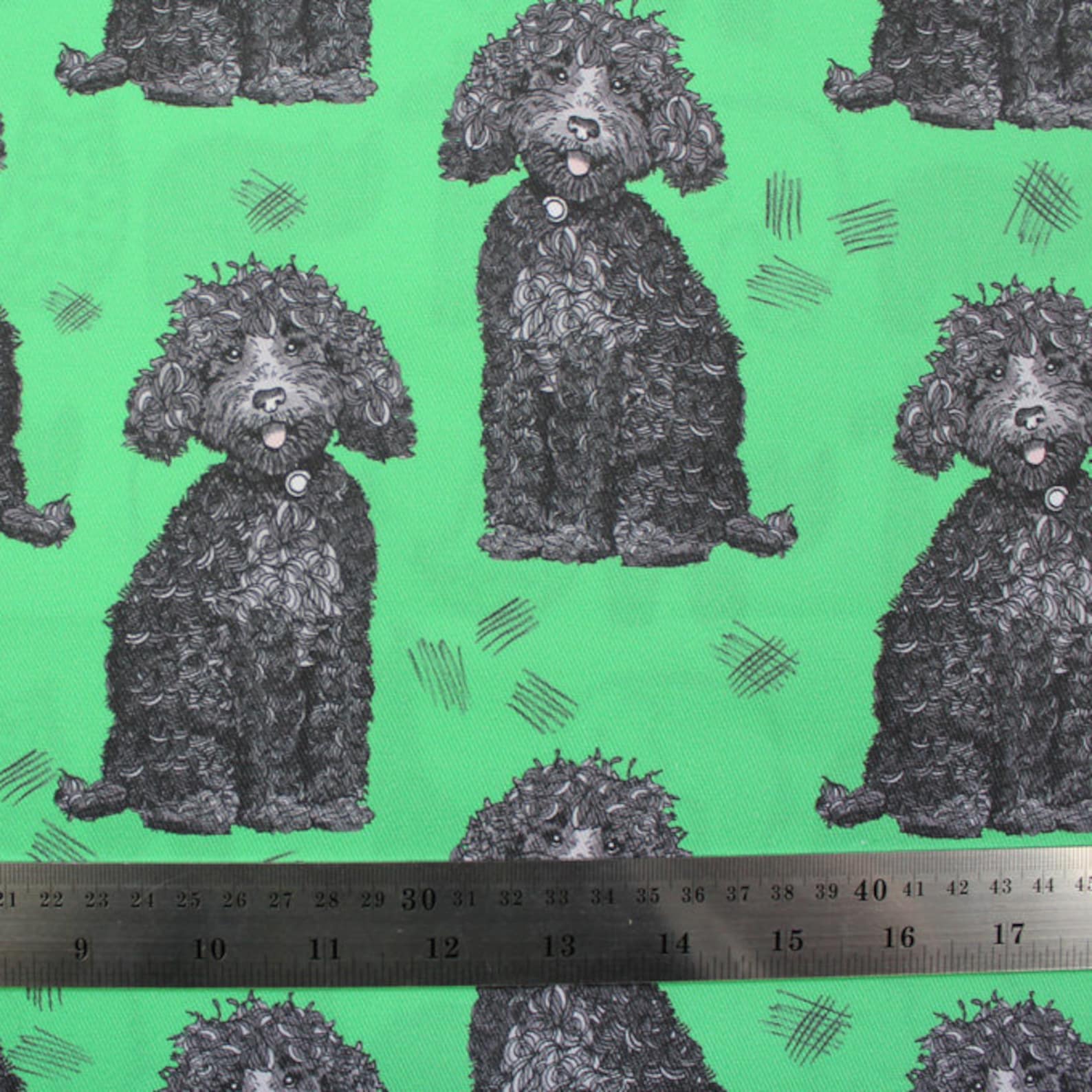 Labradoodle Dog Upholstery Fabric by the Metre. - Etsy