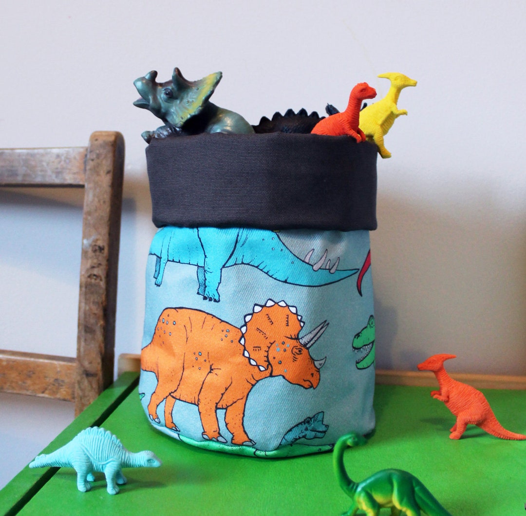 Dinosaur Storage Basket - Storage Box - Playroom Organiser - Etsy