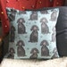 Labradoodle Dog Upholstery Fabric by the Metre. - Etsy
