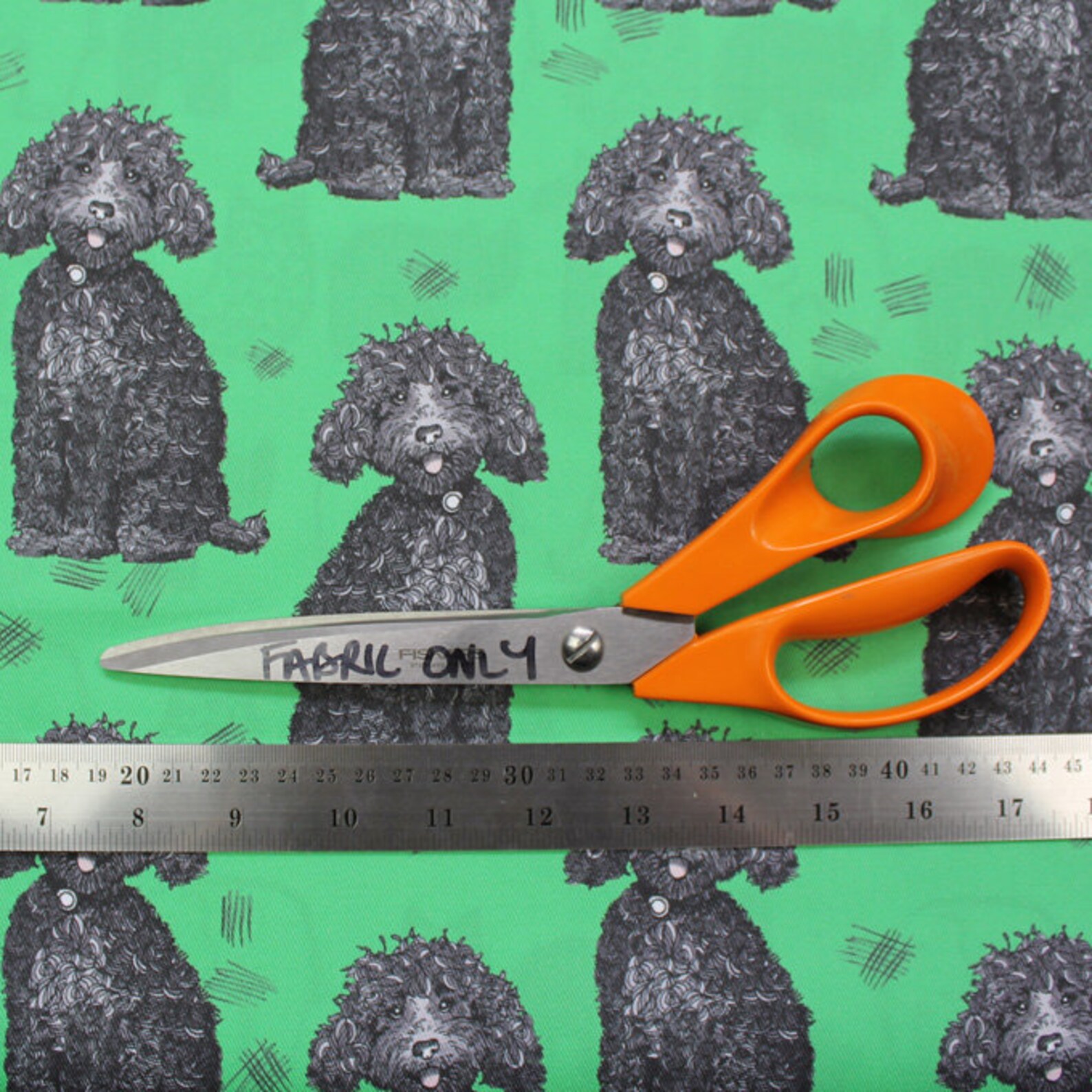 Labradoodle Dog Upholstery Fabric by the Metre. - Etsy
