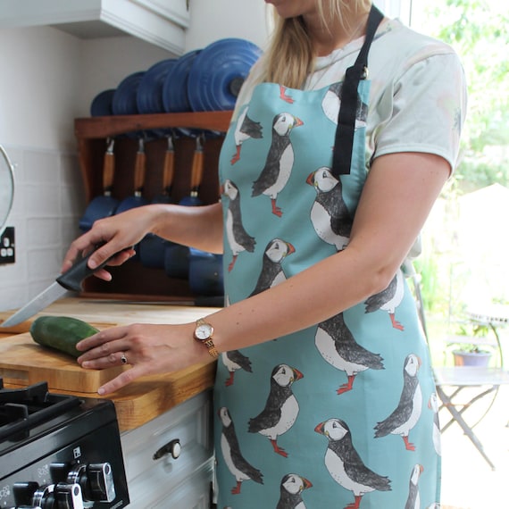 Puffin Apron Cooking Gift Kitchen Apron - Etsy