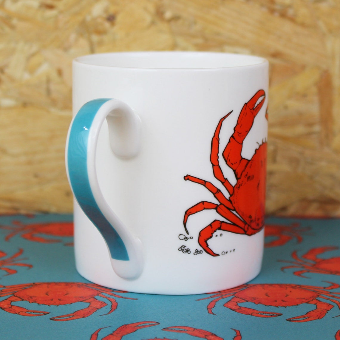 Crab Mug Tea Mug Nautical Decor | Etsy