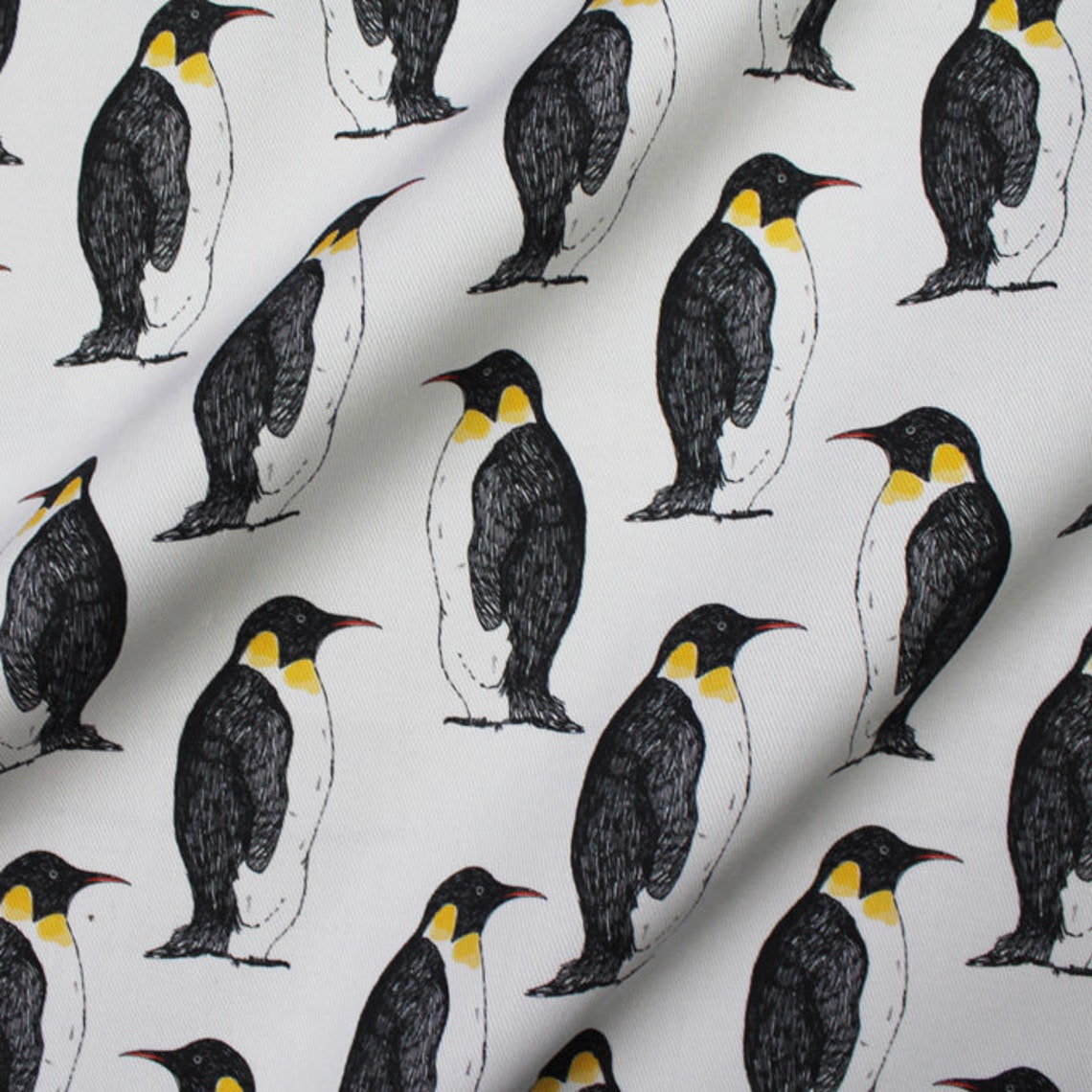 Penguin Upholstery Fabric by the Metre. - Etsy