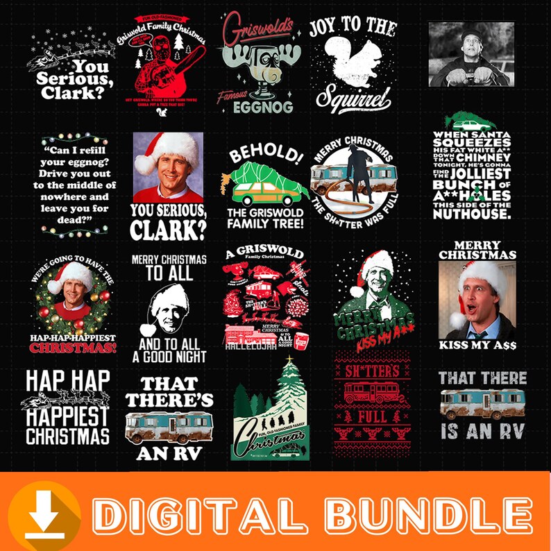 19+ Designs Griswold Family Christmas PNG Bundle, National Lampoon's ...