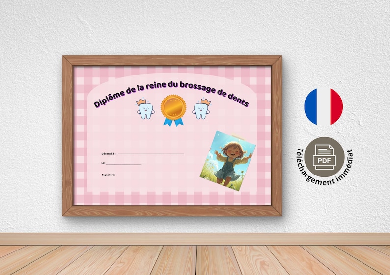 Teeth Brushing Diploma - King and Queen of Clean Teeth Certificate ...