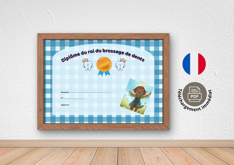 Tooth Brushing Diploma - King and Queen of Clean Teeth Certificate ...