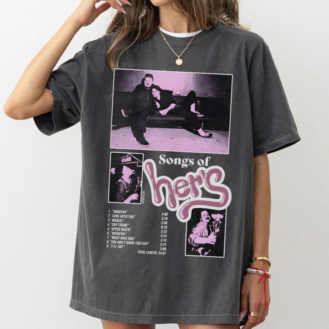 Comfort Color HERS Tour Band Music Collection T-shirt, Vintage Indie ...