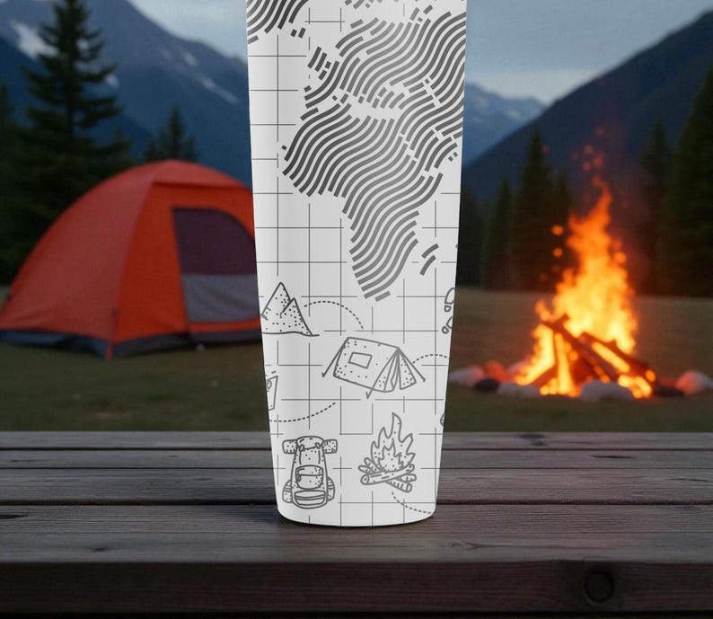 Engraved World Map Owala Sway Bottle – 30oz 40oz – Travel Water Bottle ...
