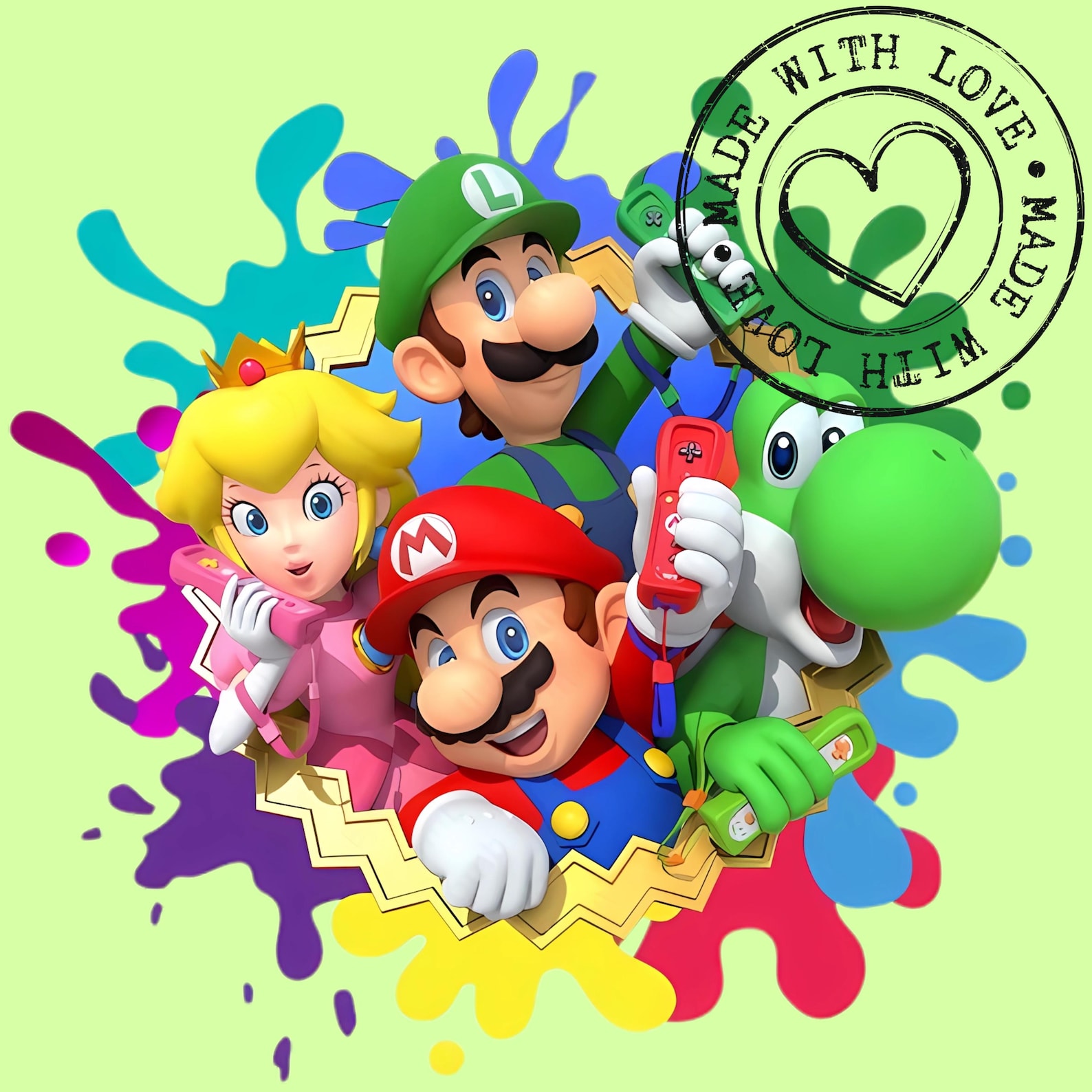 Super Mario 3D PNG Bundle | Mario and Friends Clipart | Digital ...