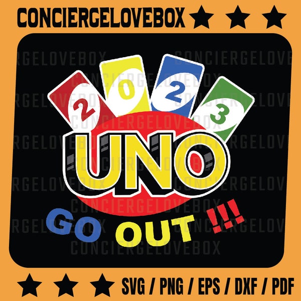 Uno Out Svg - Etsy