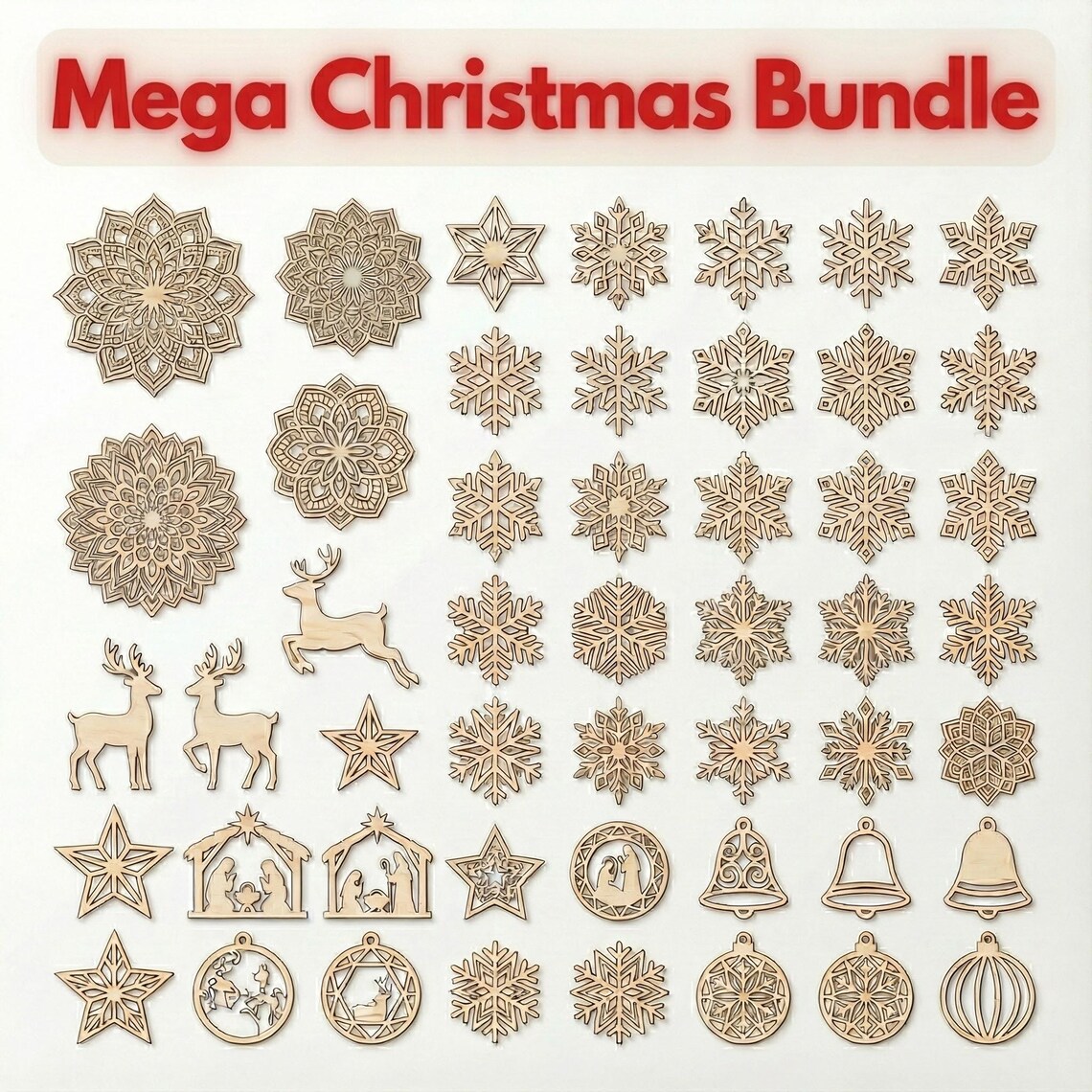 Mega BUNDLE LASER CUT & Engraving Files, 500000+ Designs for Diode CO2 ...