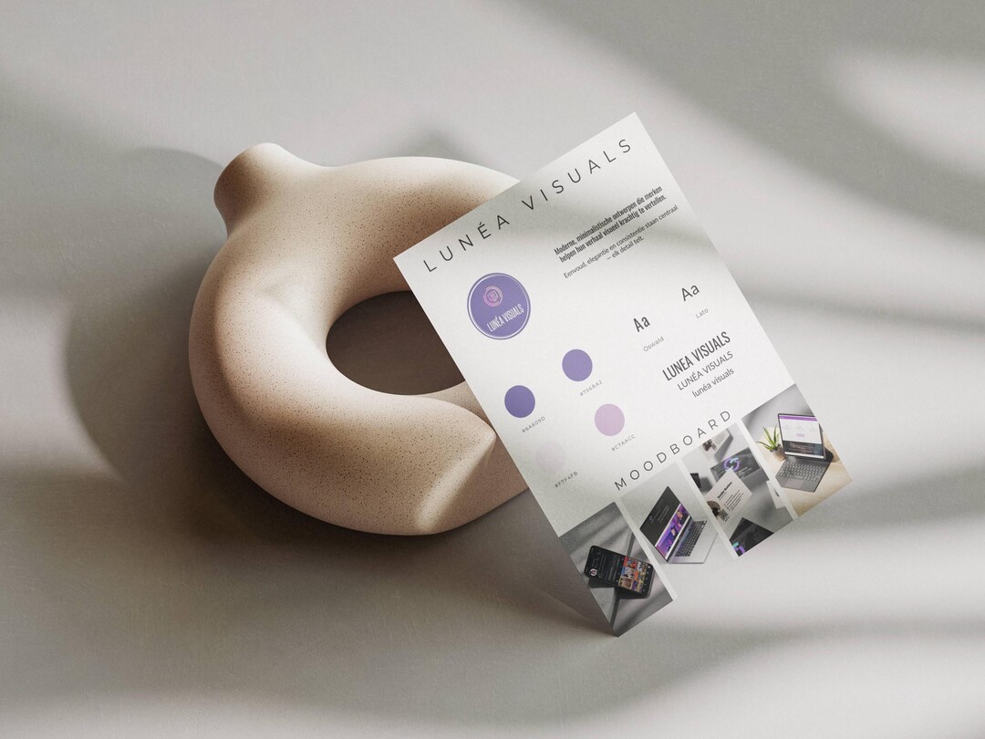 One Page Mini Brand Book Template - Etsy