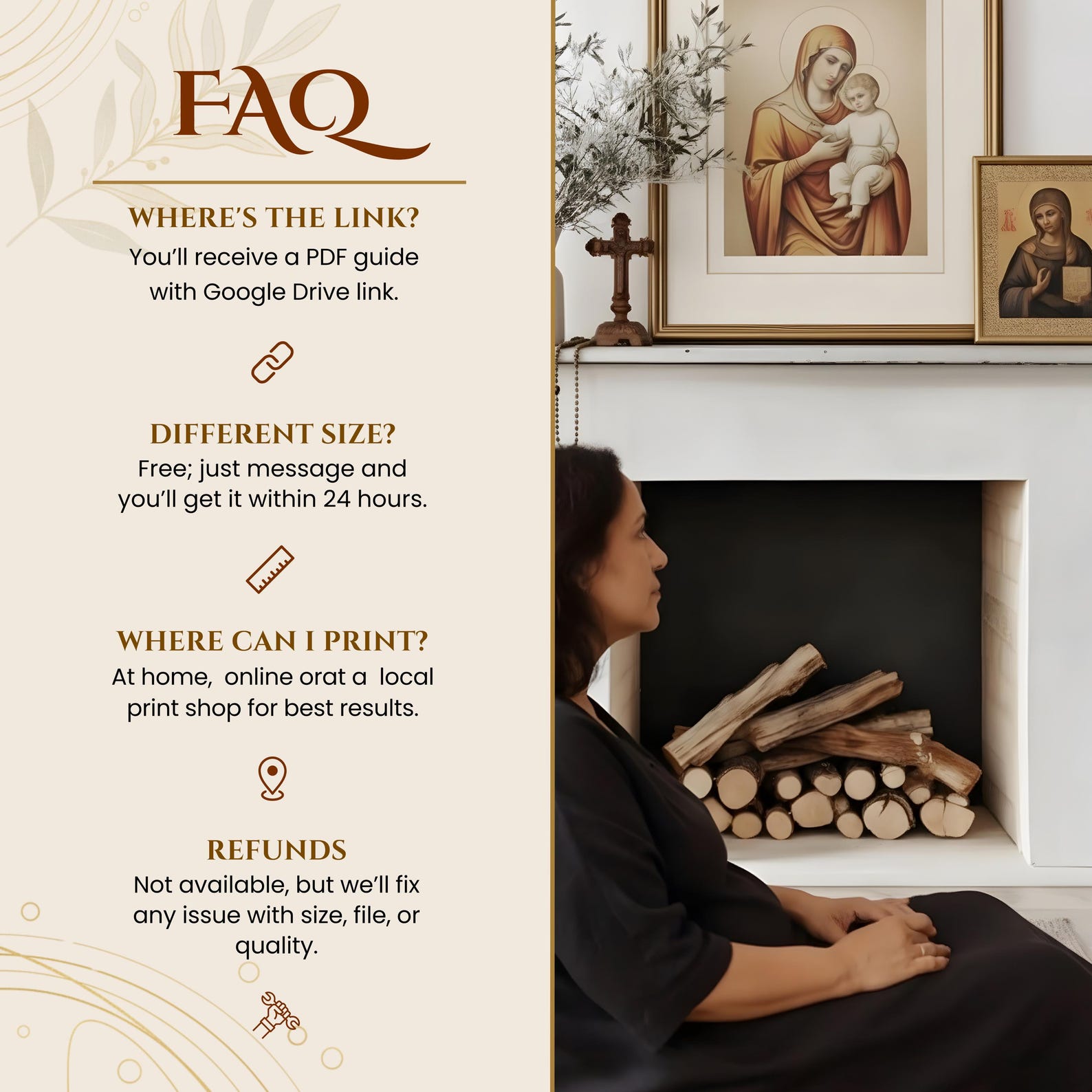Loaves Fishes Jesus Miracle Wall Art: Christianity Watercolor Religious ...