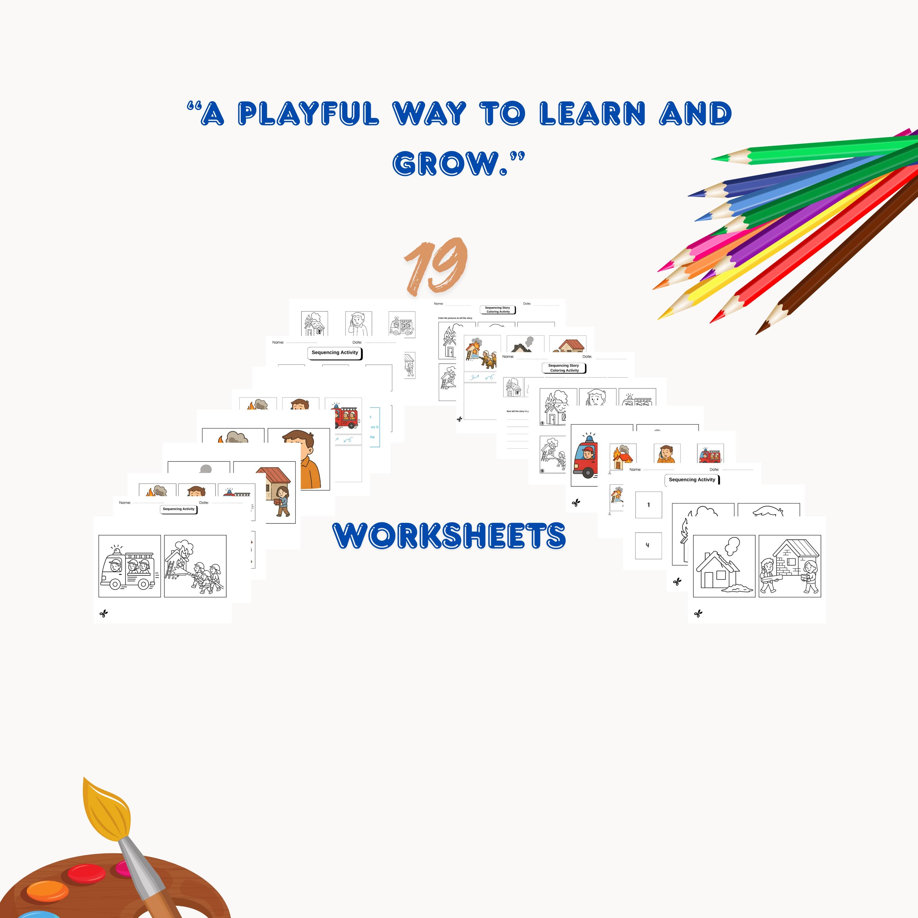 Fire Safety Sequencing Cards , Printable Story Sequence Activity - Etsy