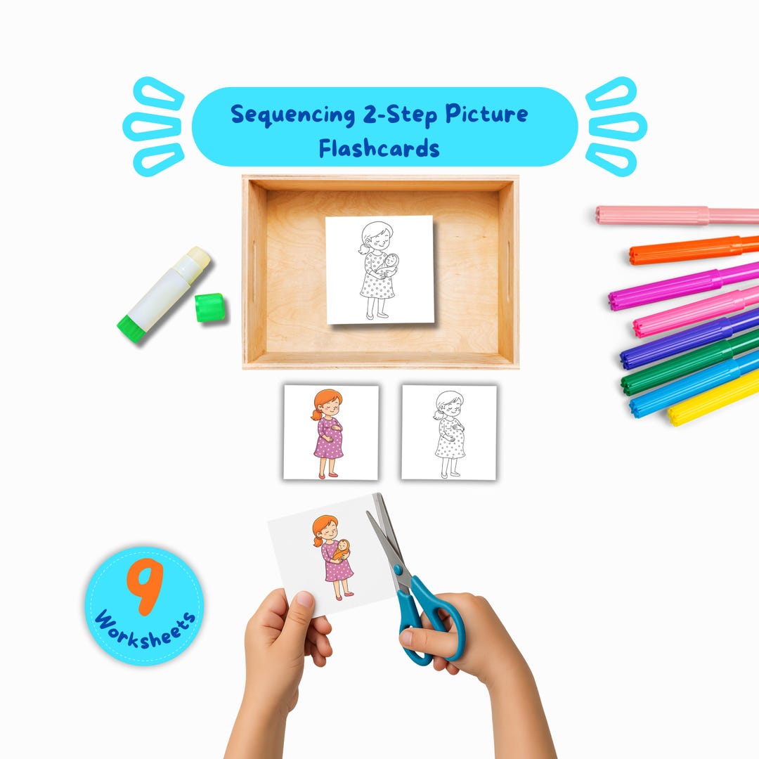 Mother and Baby Sequencing Cards, Printable Story Activity - Etsy