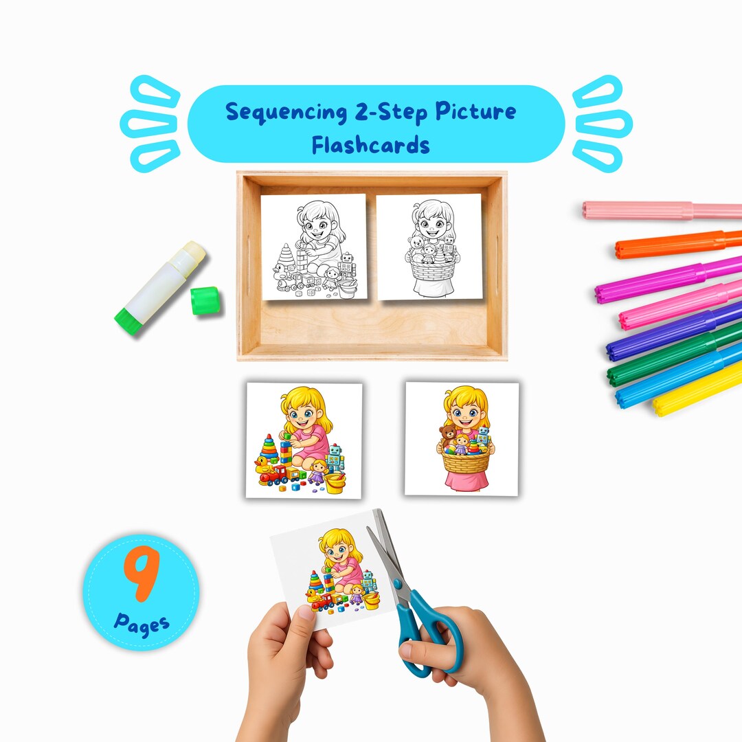 Tidying up Toys Sequencing Cards, Motor Skills Activity, Printable ...