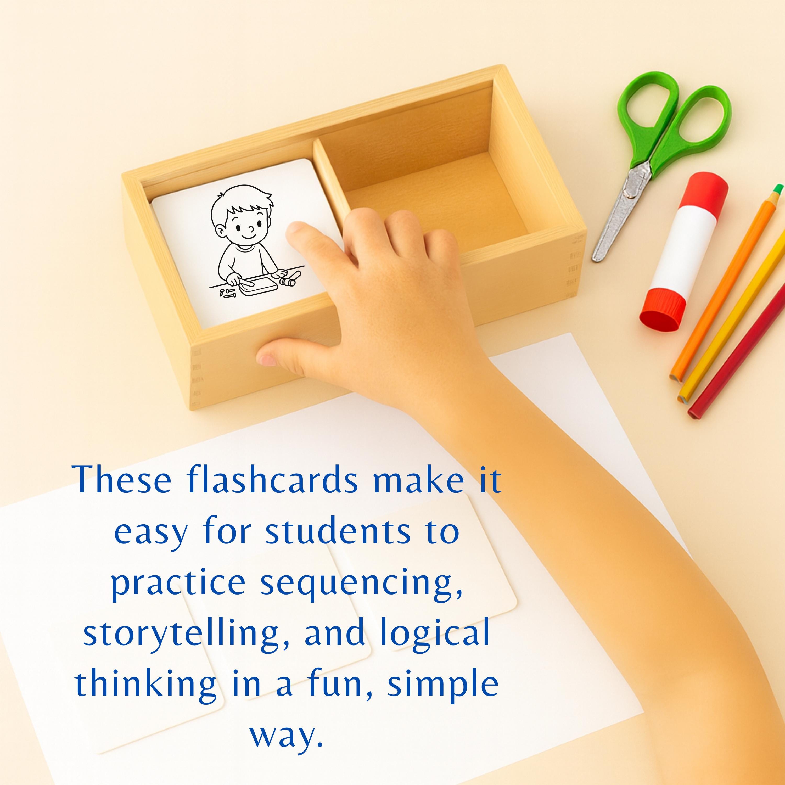 Birdhouse Sequencing Activity for Kids | Printable Story Cards | Cut ...