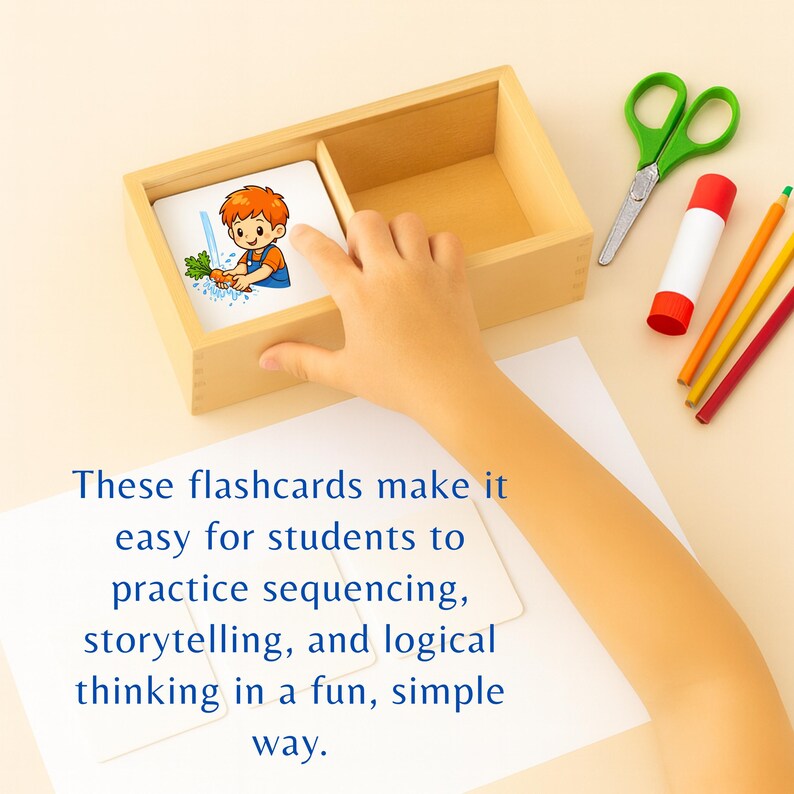 6-step Sequencing Cards for Kids , Printable Story Sequence Activity ...