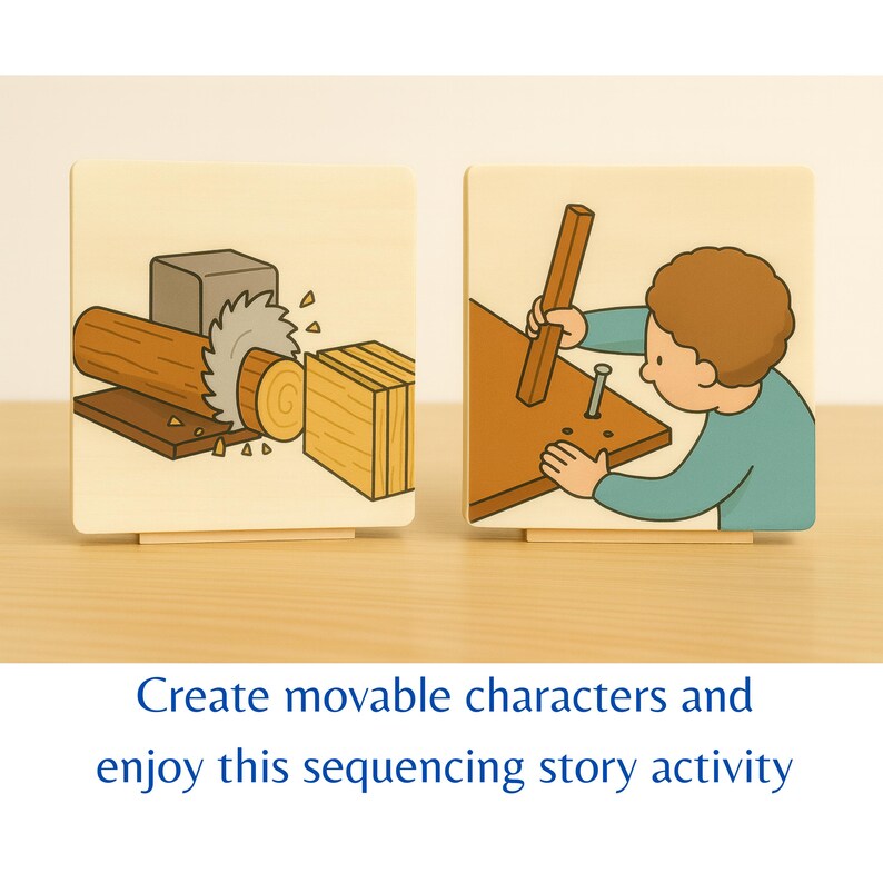 6-step Sequencing Cards for Kids , Printable Story Sequence Activity - Etsy