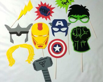 Avengers Photo Props - Etsy