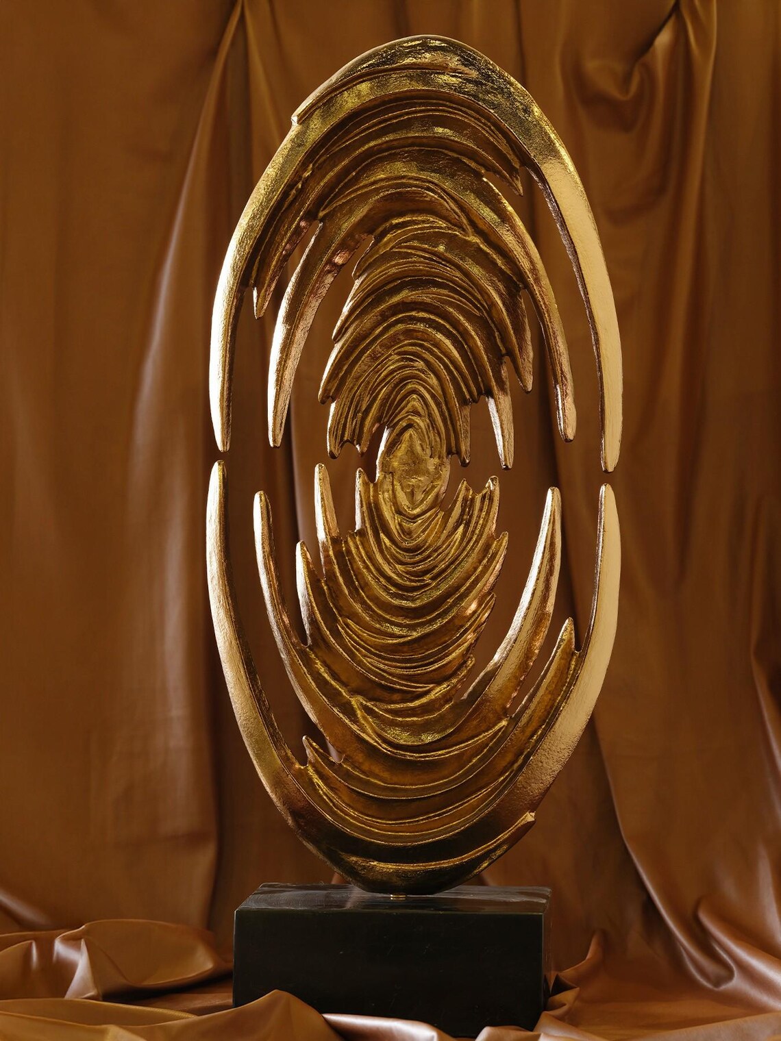 Silver Finish Venus Abstract Sculpture on Black Marble Base - Etsy