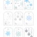 Printable Snowflake Gift Tags | Blue & Silver Winter Holiday (instant ...