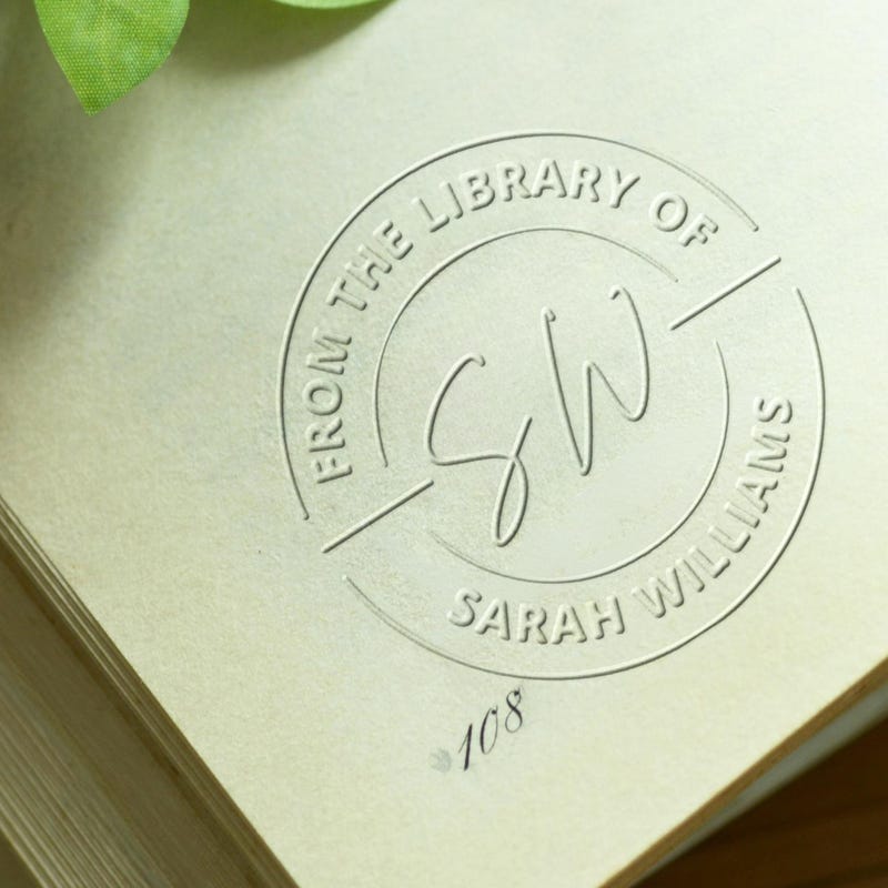 Embossed Paper Letters - Etsy