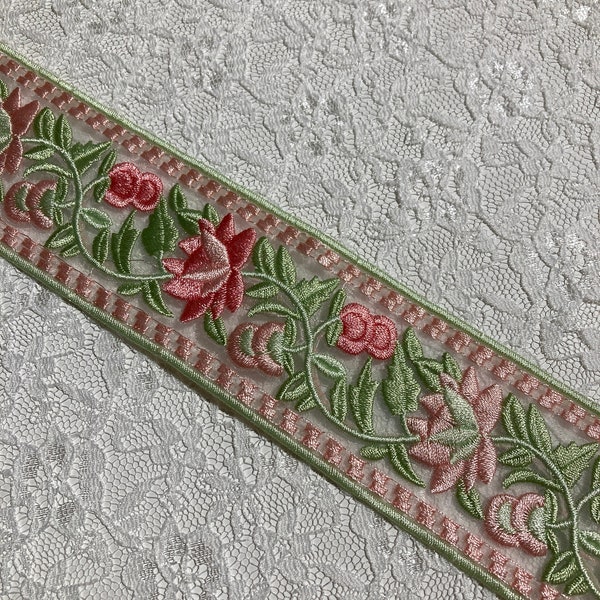 Embroidered Ribbon - Etsy