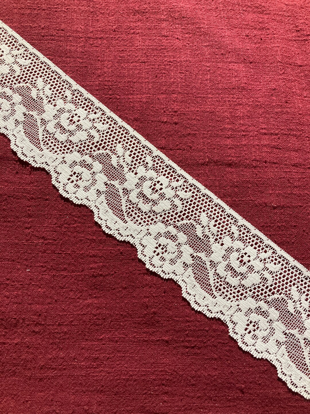 White Floral Scalloped Lace Trim, Sewing, Collages, Journaling ...