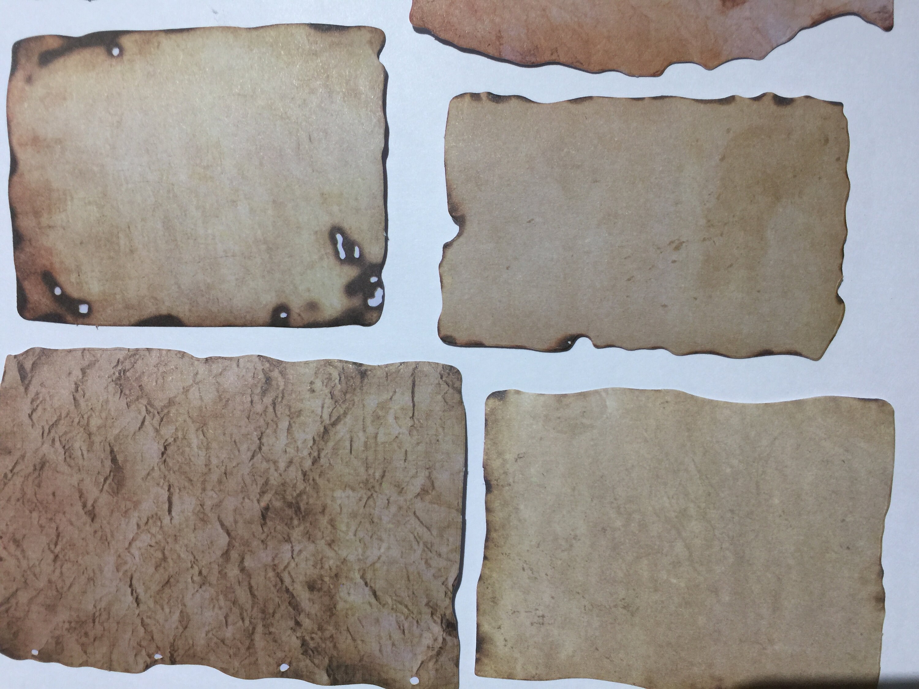 Back Great Product Vintage Old Paper Sticker Set Stamping | Etsy