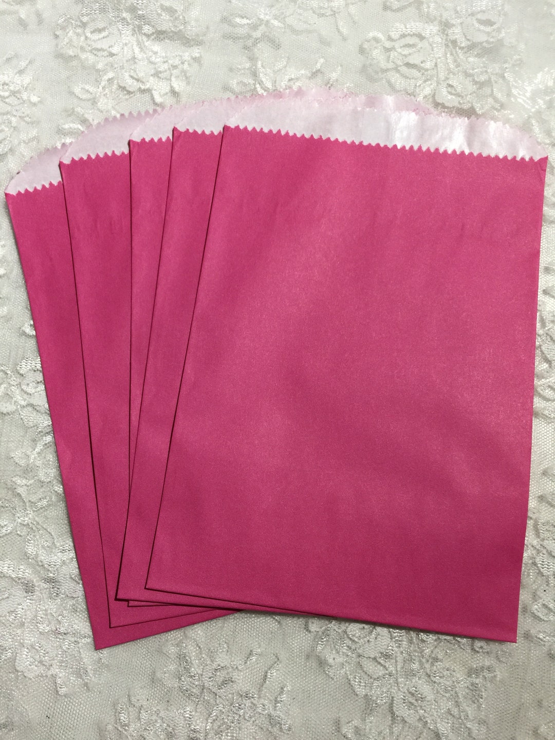 Dark Pink Flat Matt Finish Bags, Party Bags, Junk Journaling, Paper ...
