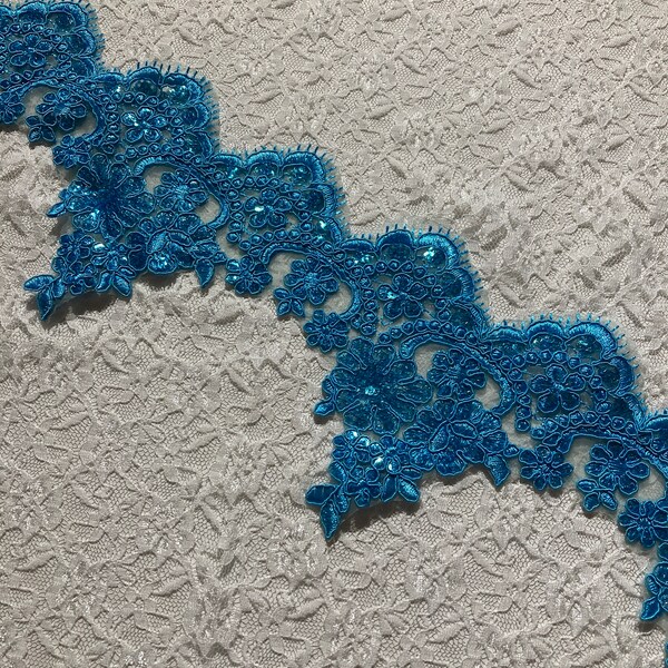 Teal Lace Trim - Etsy