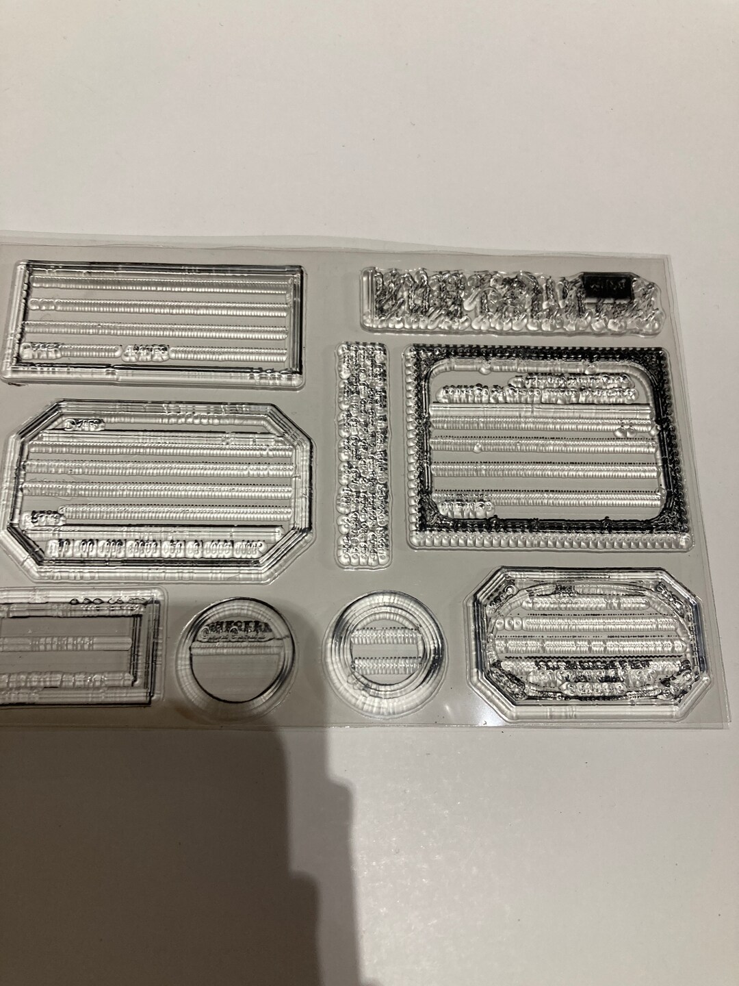 NEW Postal Labels and Postmarks Silicone Stamp Set, Journaling, Mixed ...