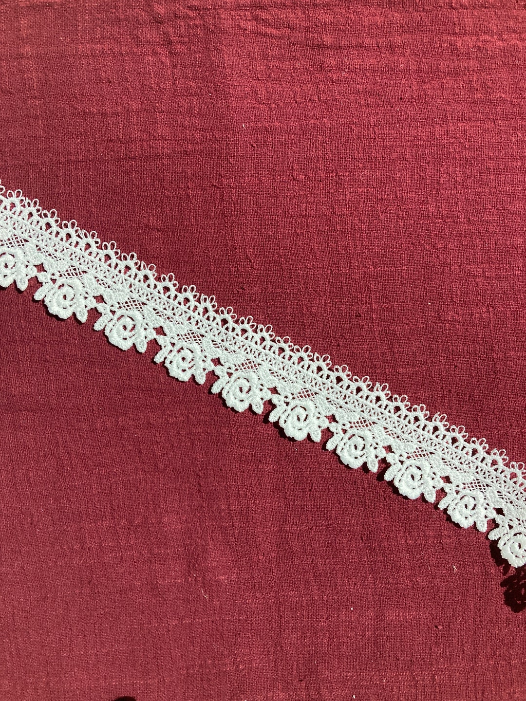 NEW!!! White Narrow Venice Rose Trim, Sewing, Collages, Journaling ...